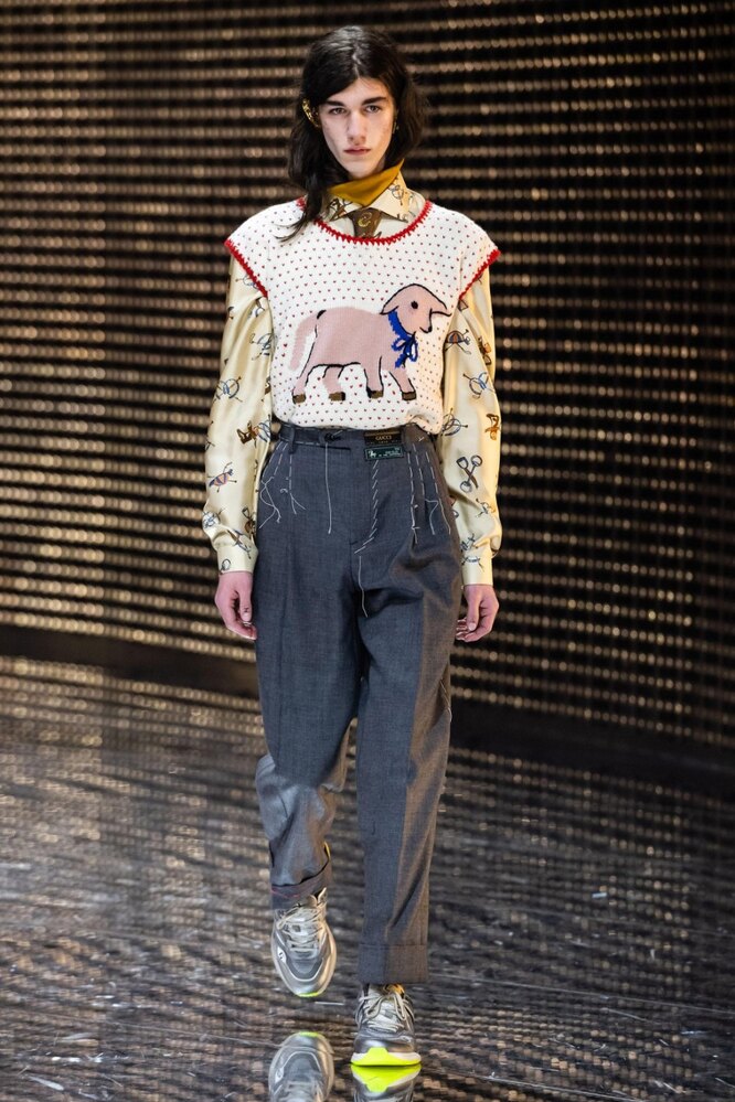 Маскарад на показе Gucci FW 2019